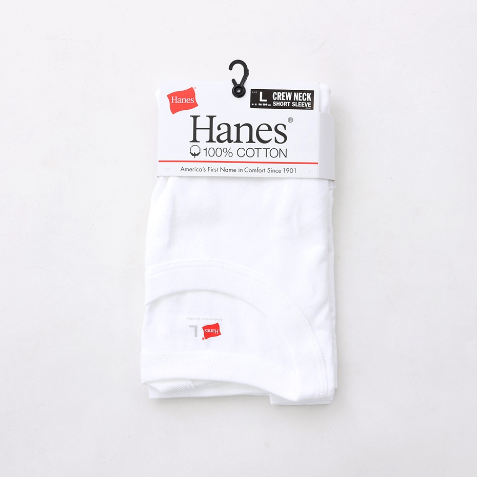 クルーネックTシャツ ホワイト | ヘインズの公式通販サイト