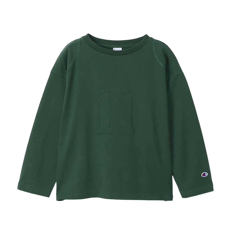ウィメンズ ロングスリーブTシャツ ダークグリーン | チャンピオンの公式通販サイト